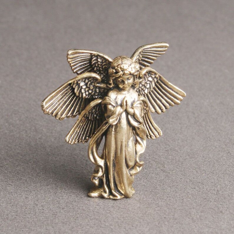 Solid Brass Seraph Tabletop Ornament/eros Cupid Craft Statue - Etsy