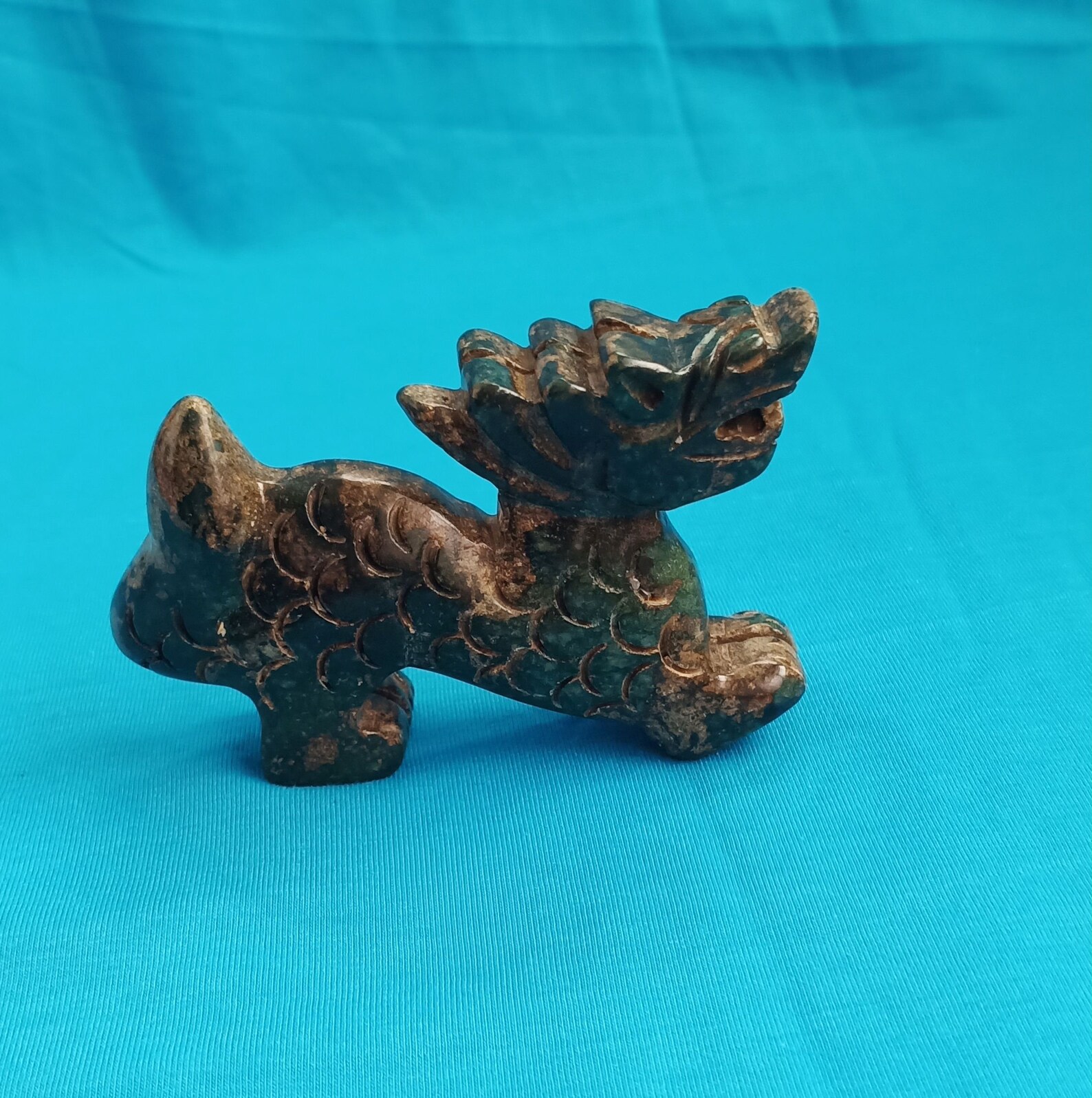 Vintage Chinese Jade Carved Dragon Statue A143 - Etsy UK
