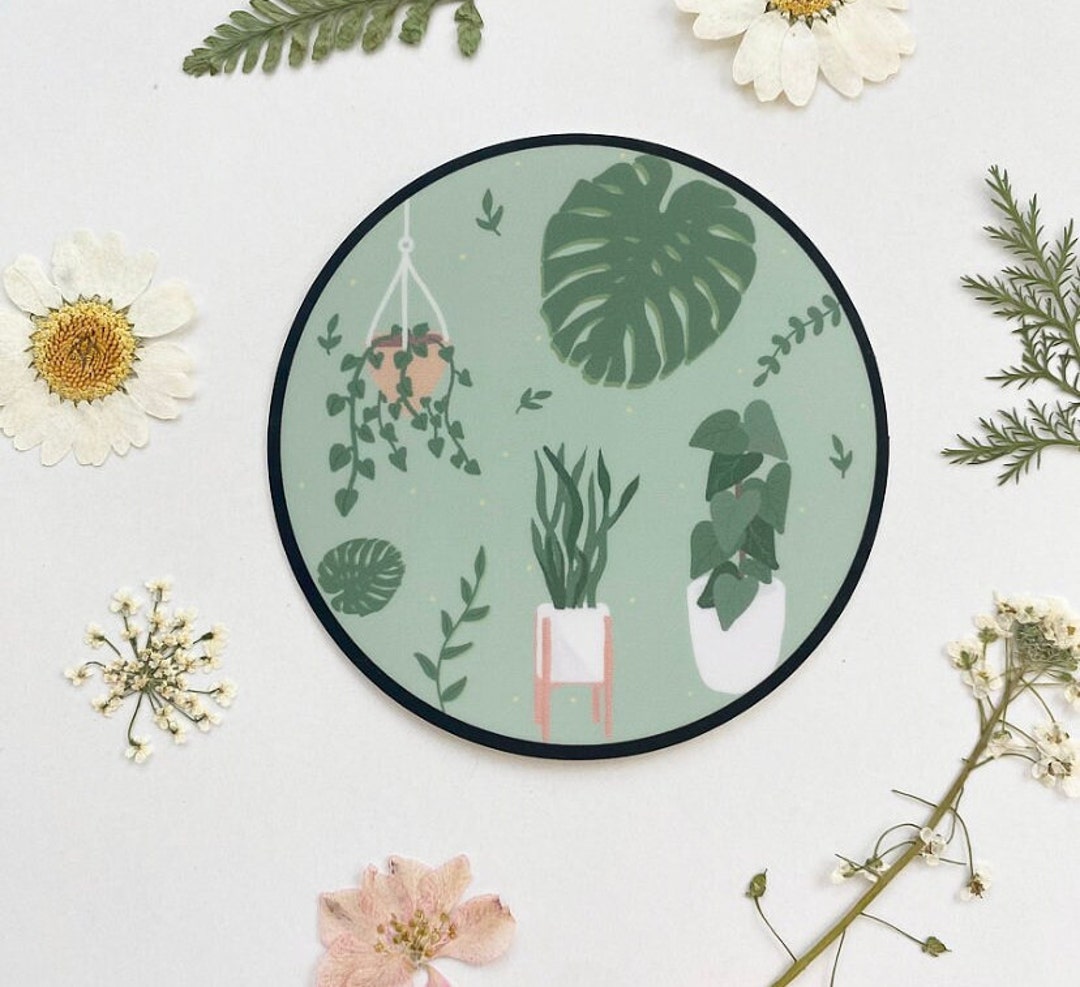 Plants Vinyl Sticker-waterproof-weatherproof - Etsy