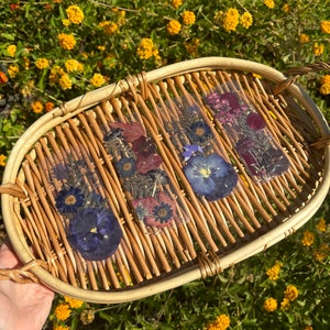 Floral Bookmarks - Etsy