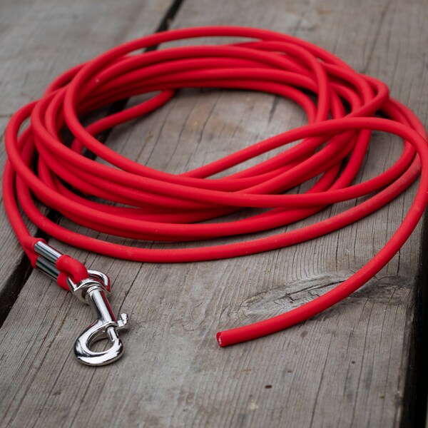 1/2 Biothane Long Line Dog Leash No Handle. Waterproof & Mud Resistant ...