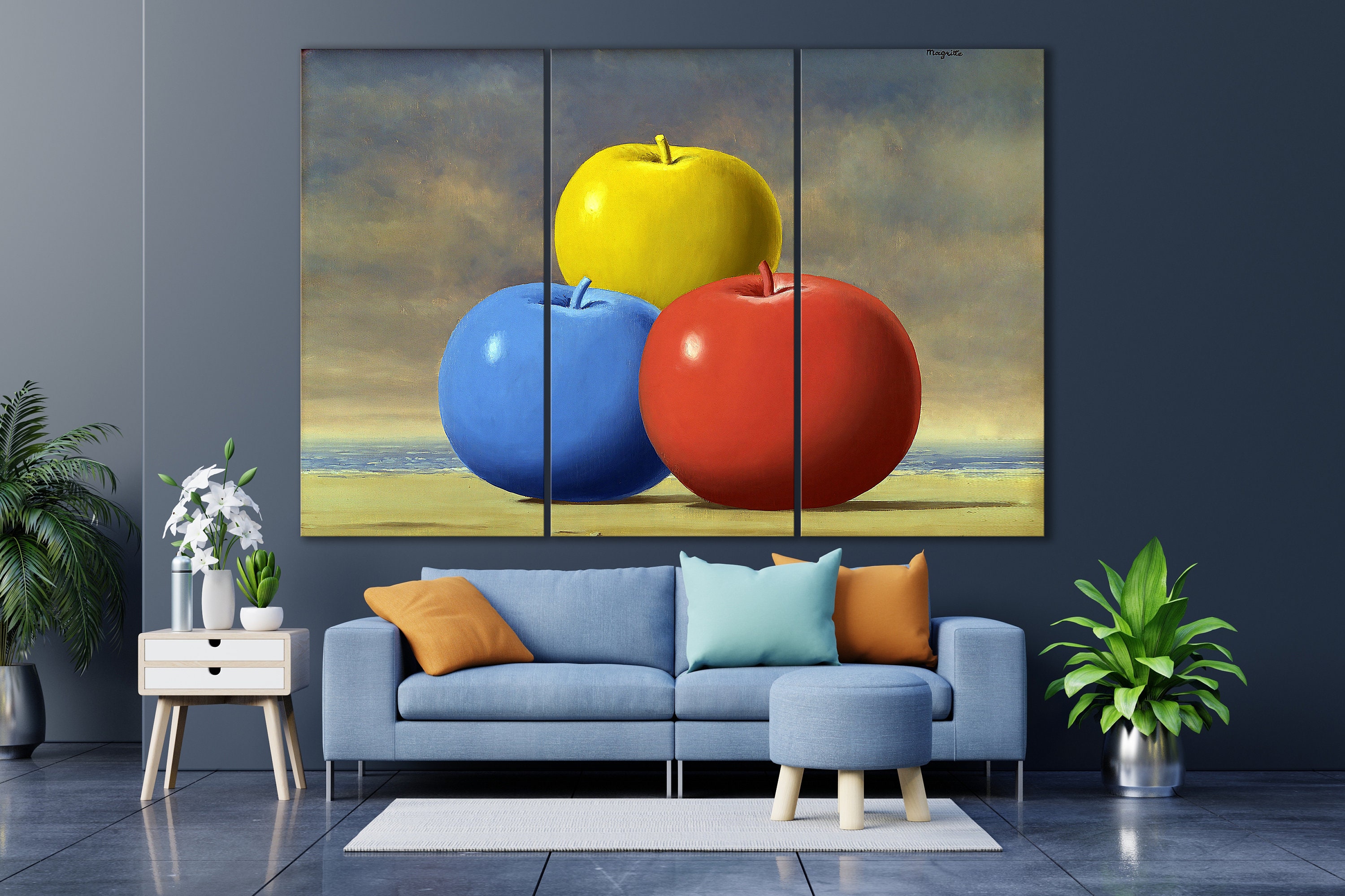 Prints Art & Collectibles Giclée Love Song Rene Magritte Canvas Print ...