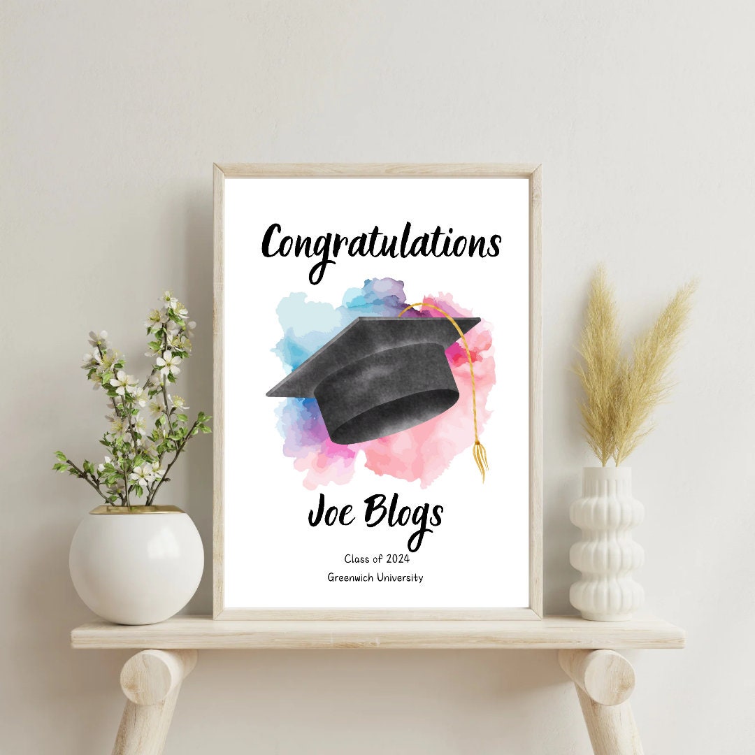 A4 Graduation Digital Download Printable Template - Etsy