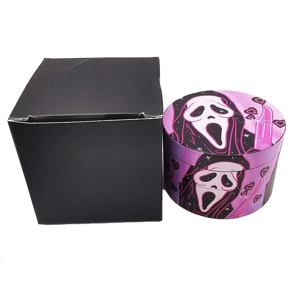 Pink Ghost Face Herb Grinder 50mm - Etsy