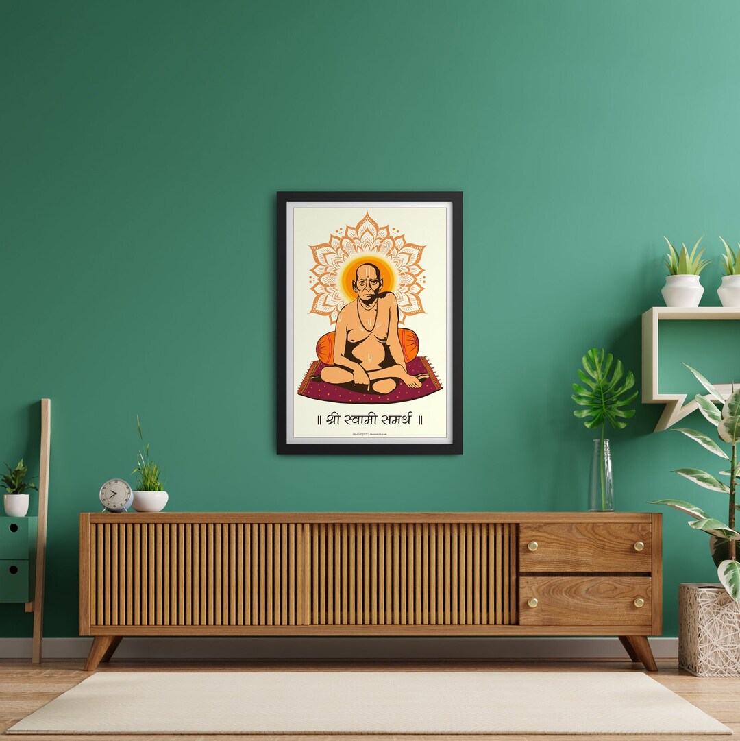 Buy Shree Swami Samarth Wall Art Online in India - Etsy