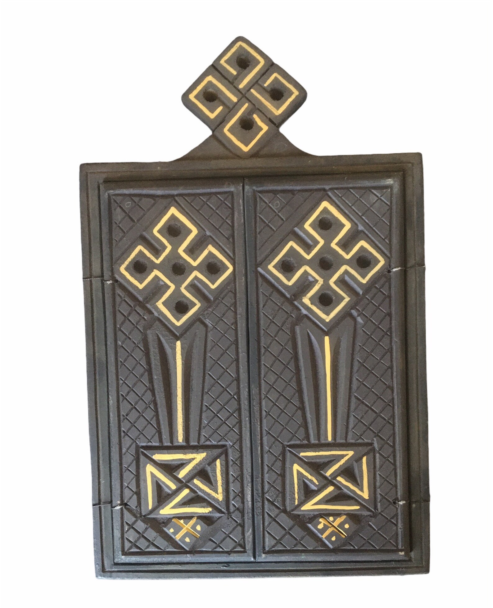 Ethiopian Hand Crafted Orthodox Church Triptych with painted | Etsy