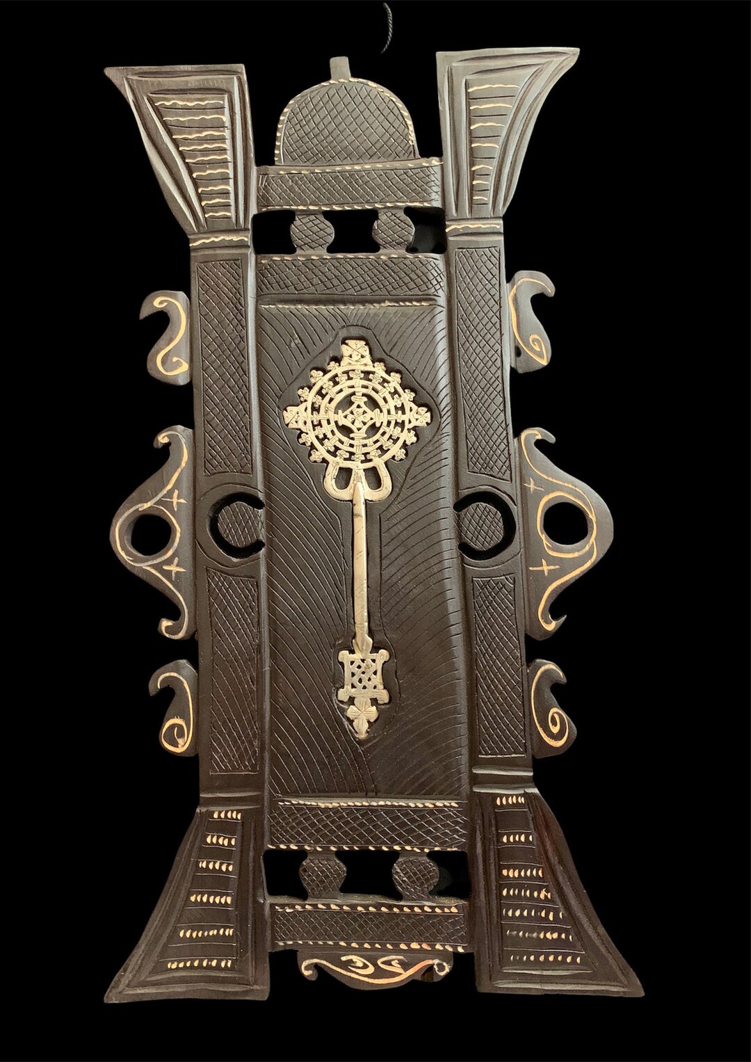 Handcrafted Ethiopian Axum Icon - Painted Wood Frame - Authentic ...