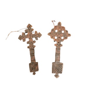 2x Ethiopian Processional Cross Orthodox Church Cross - Etsy