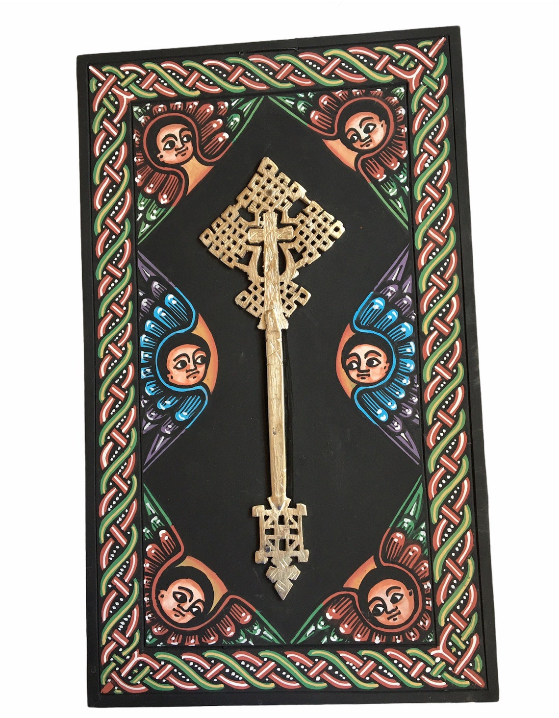 Ethiopian Hand Crafted Orthodox Church Axum with Cross | Etsy