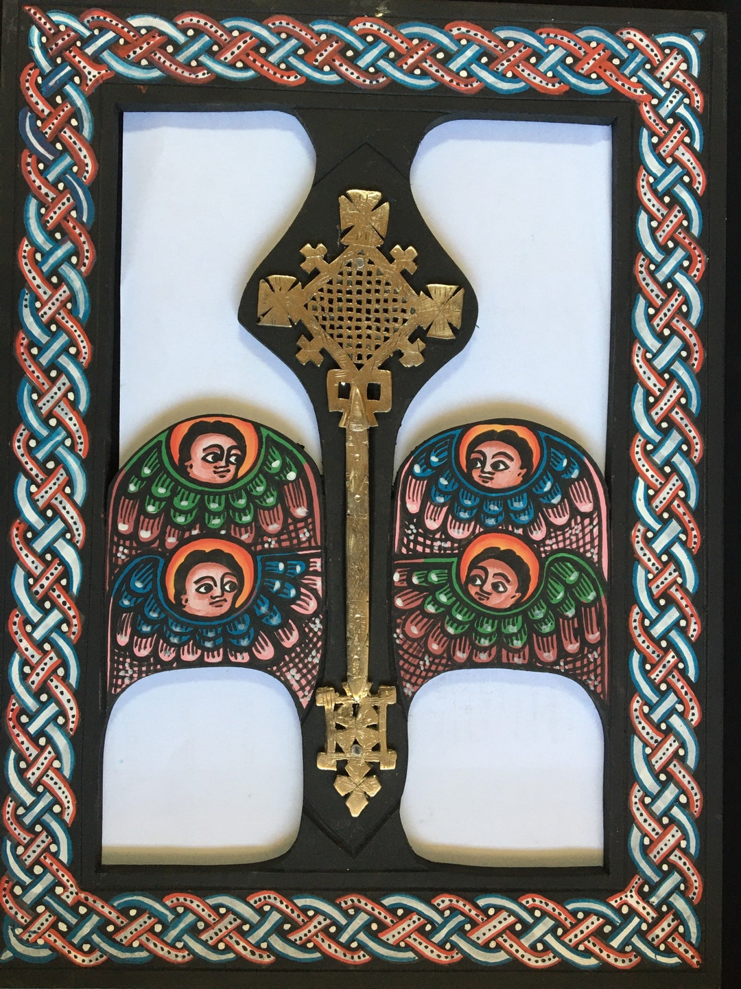 Authentic Ethiopian Axum Icon - Handcrafted Orthodox Church Art With ...