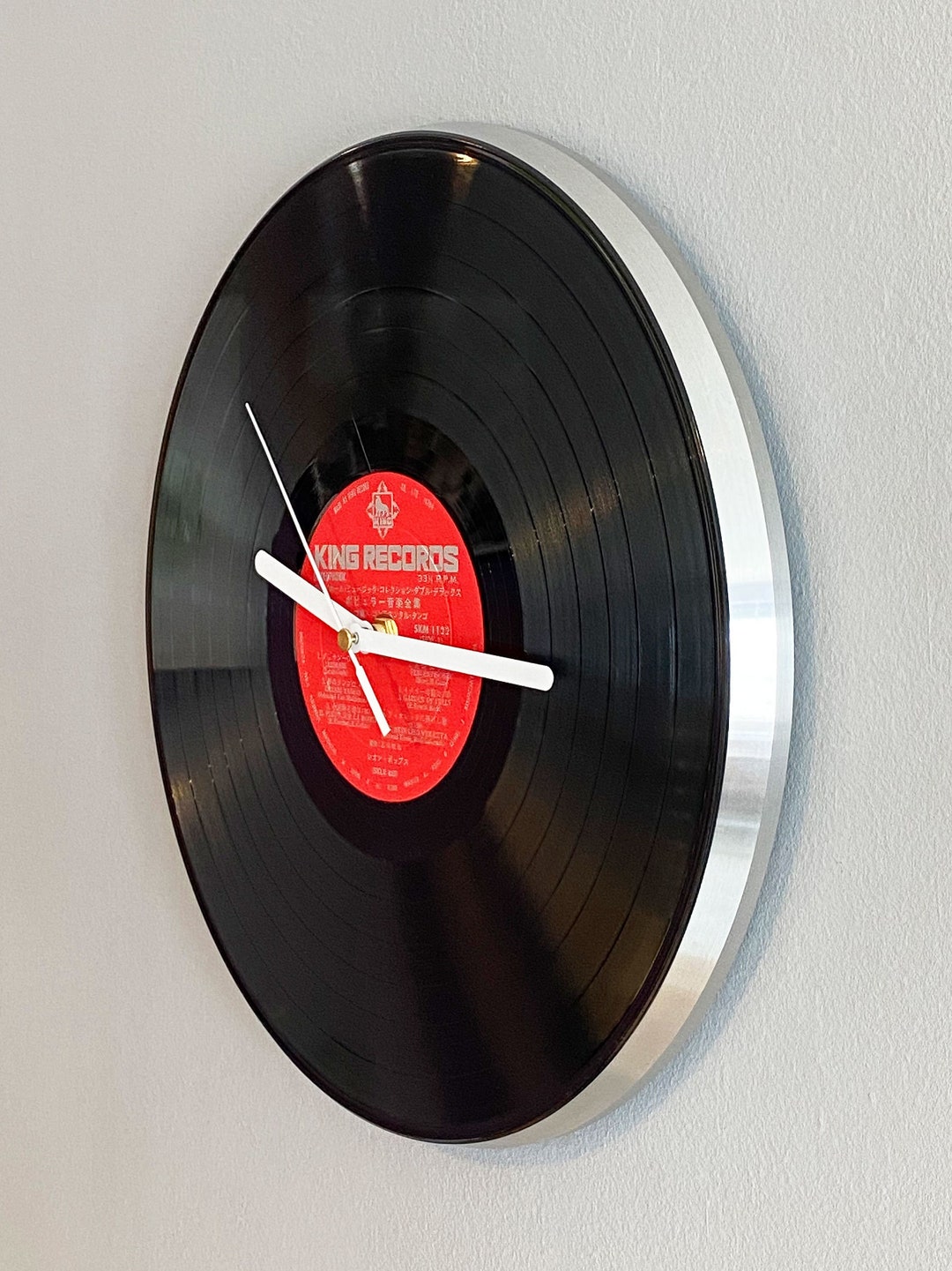 Original Vintage Turntable Platter Clock LP Japan Classic 70s Record ...