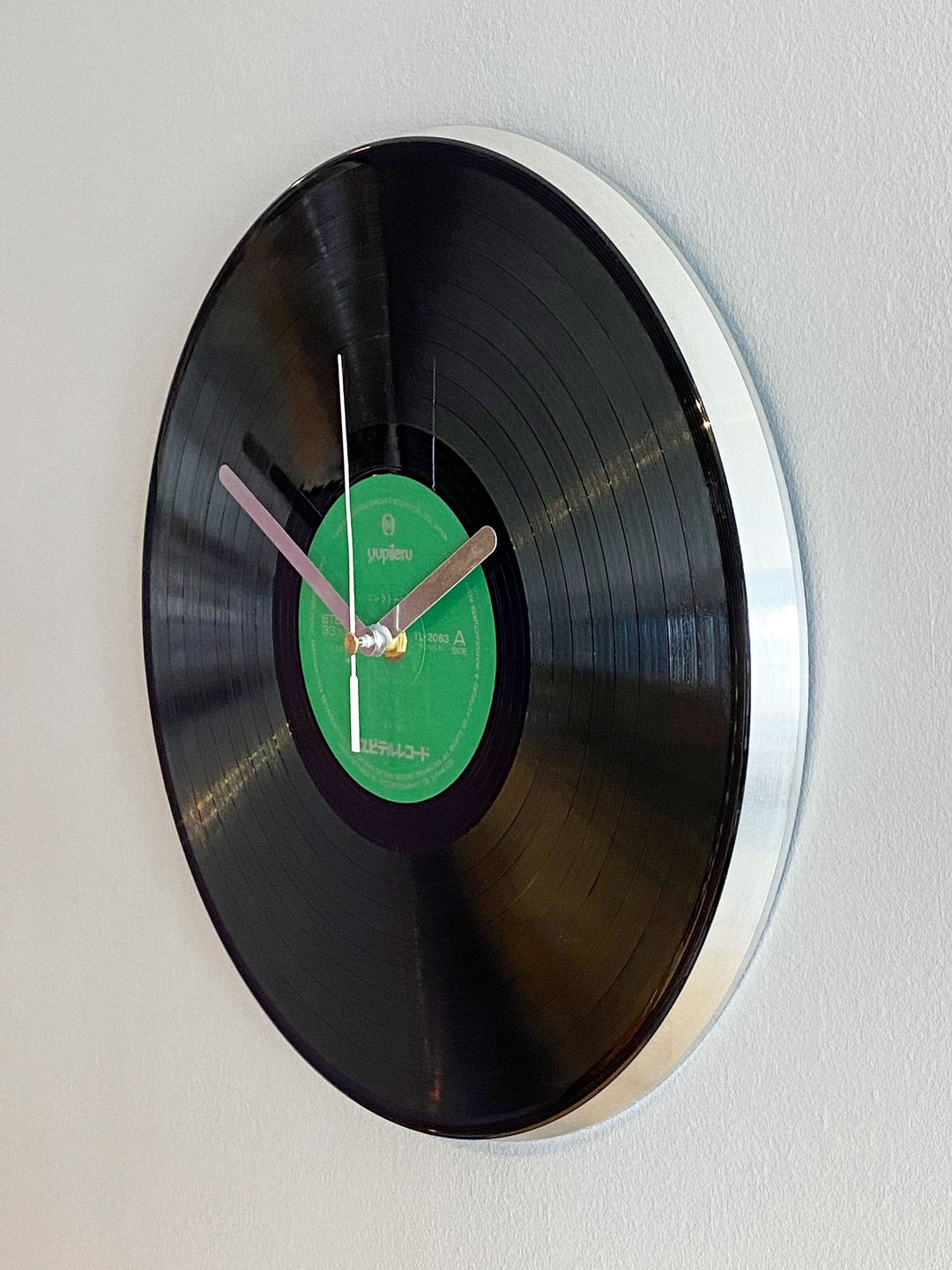 Original Vintage Turntable Platter Clock - LP Japan 70s Record Clock ...