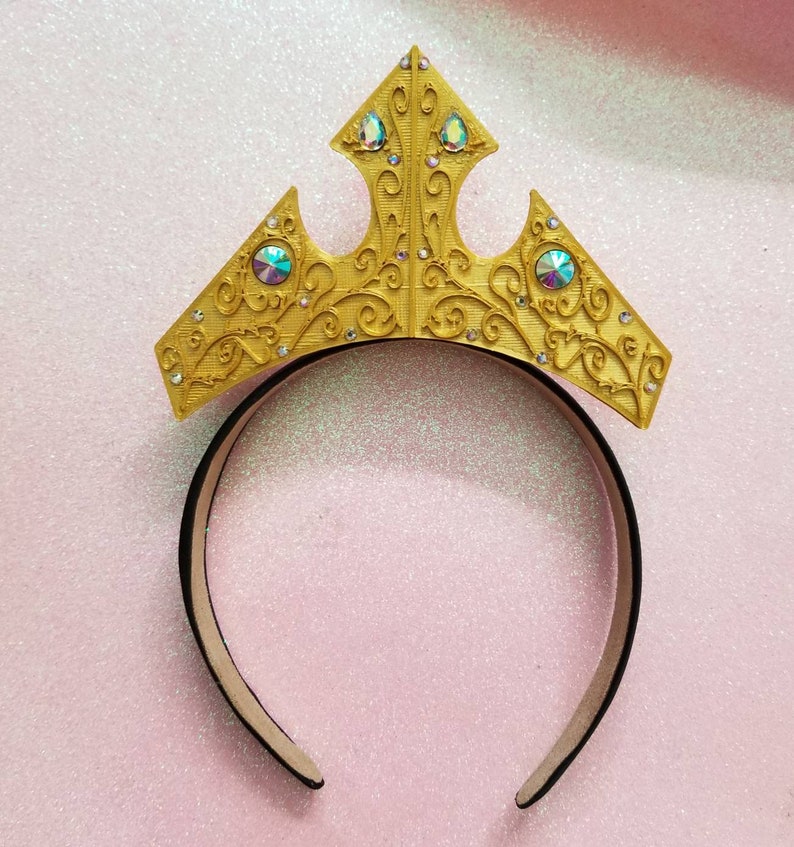 Princess Aurora Sleeping Beauty Tiara on headband only | Etsy
