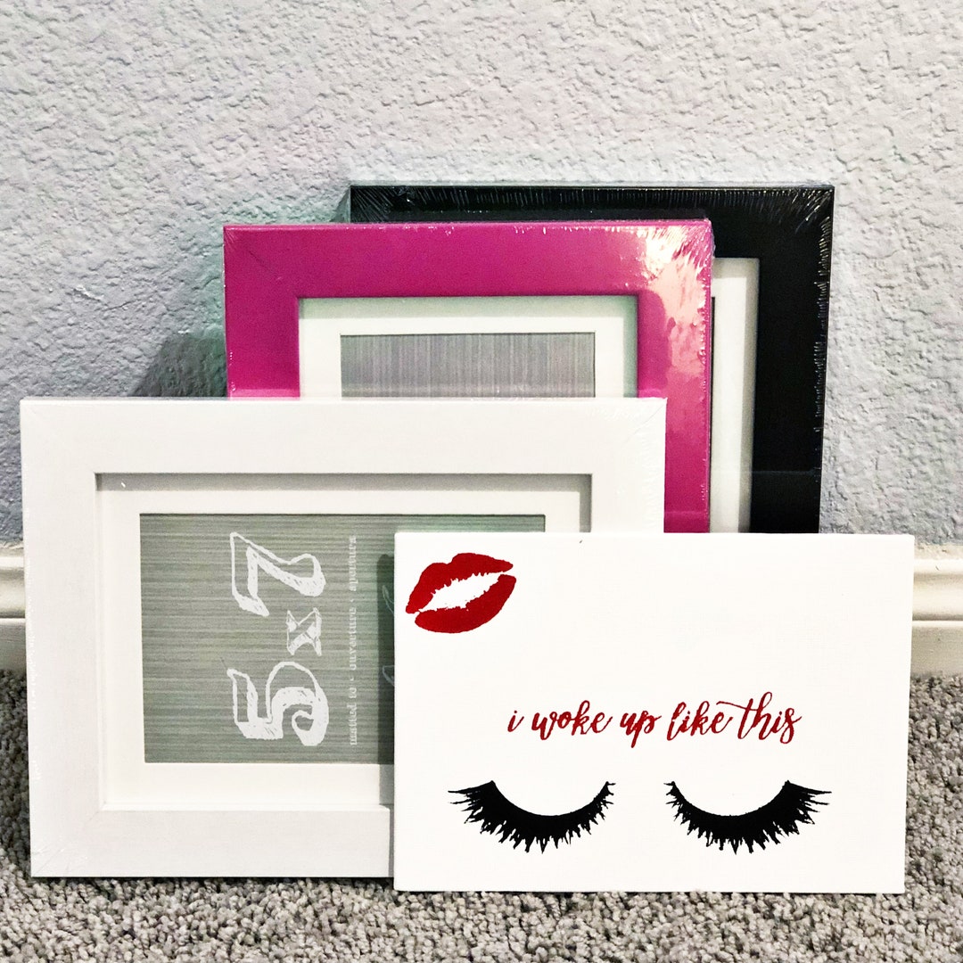 5x7 Cavas Panel With Picture Frame - Etsy