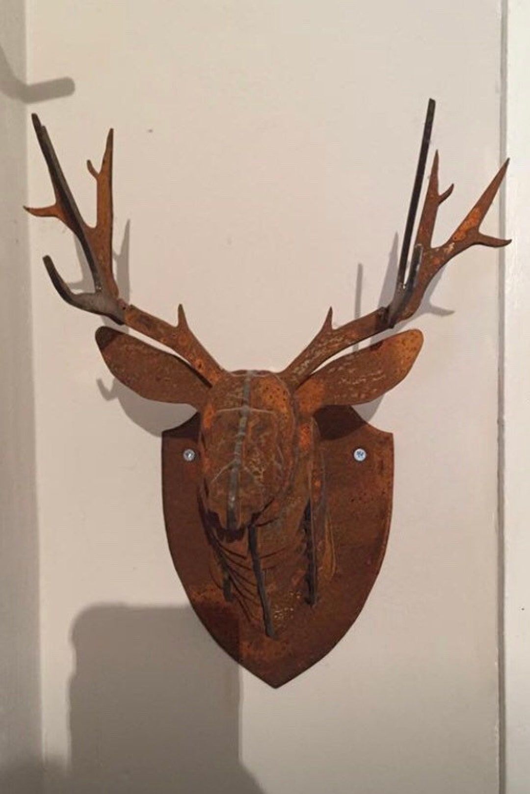 Metal Stag Head - Etsy