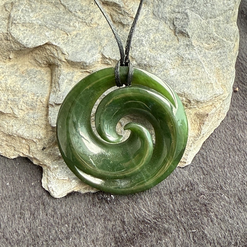Jade Stone Spiral - Etsy