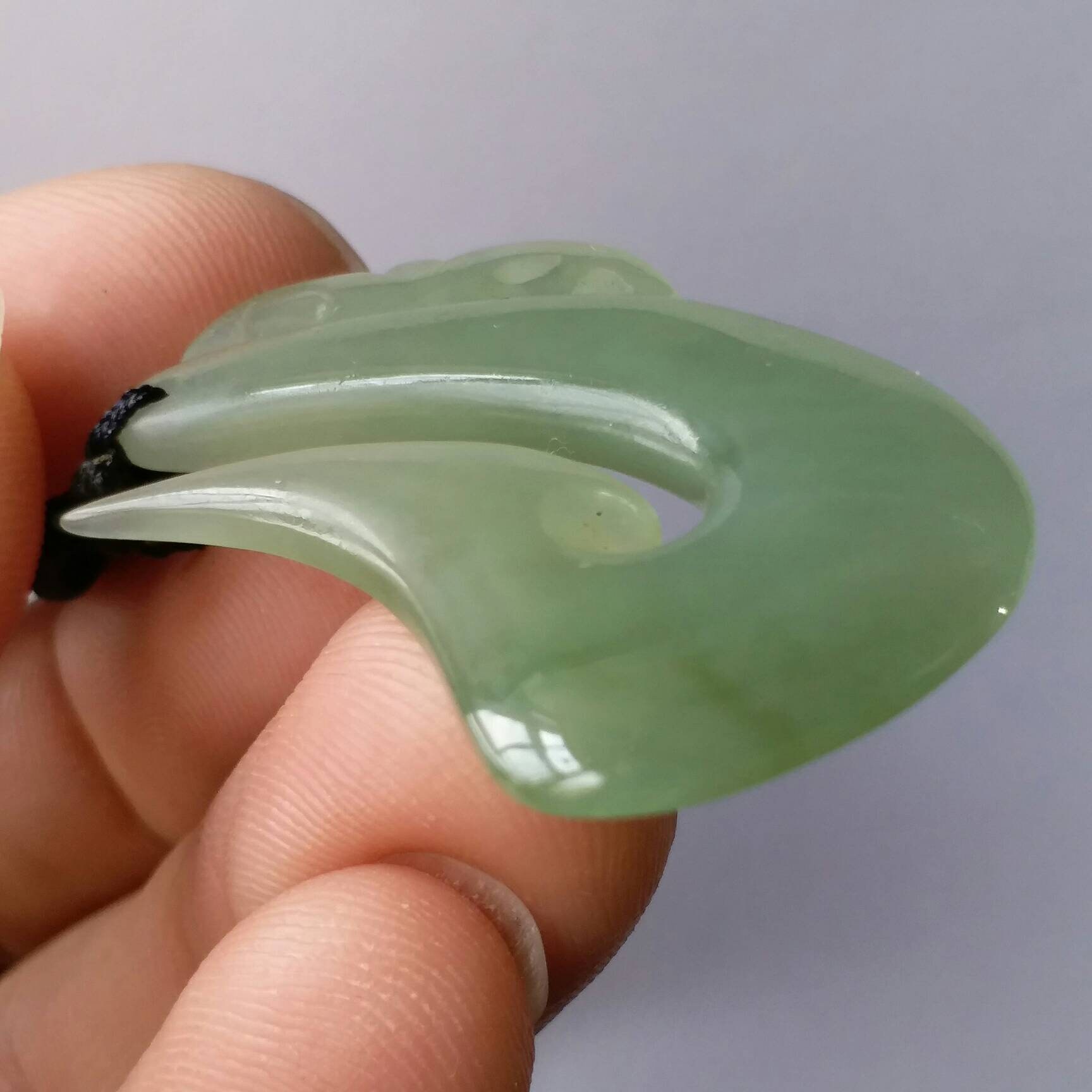 Top carved Natural Pure Green Nephrite jade Greenstone | Etsy