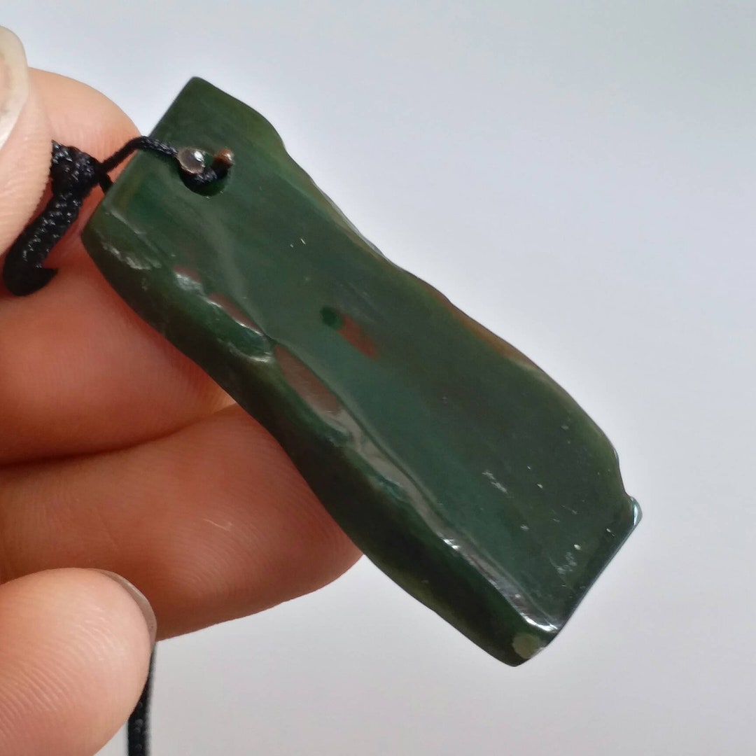Natural GREEN Nephrite Jade Hand Carved Greenstone Canadian - Etsy