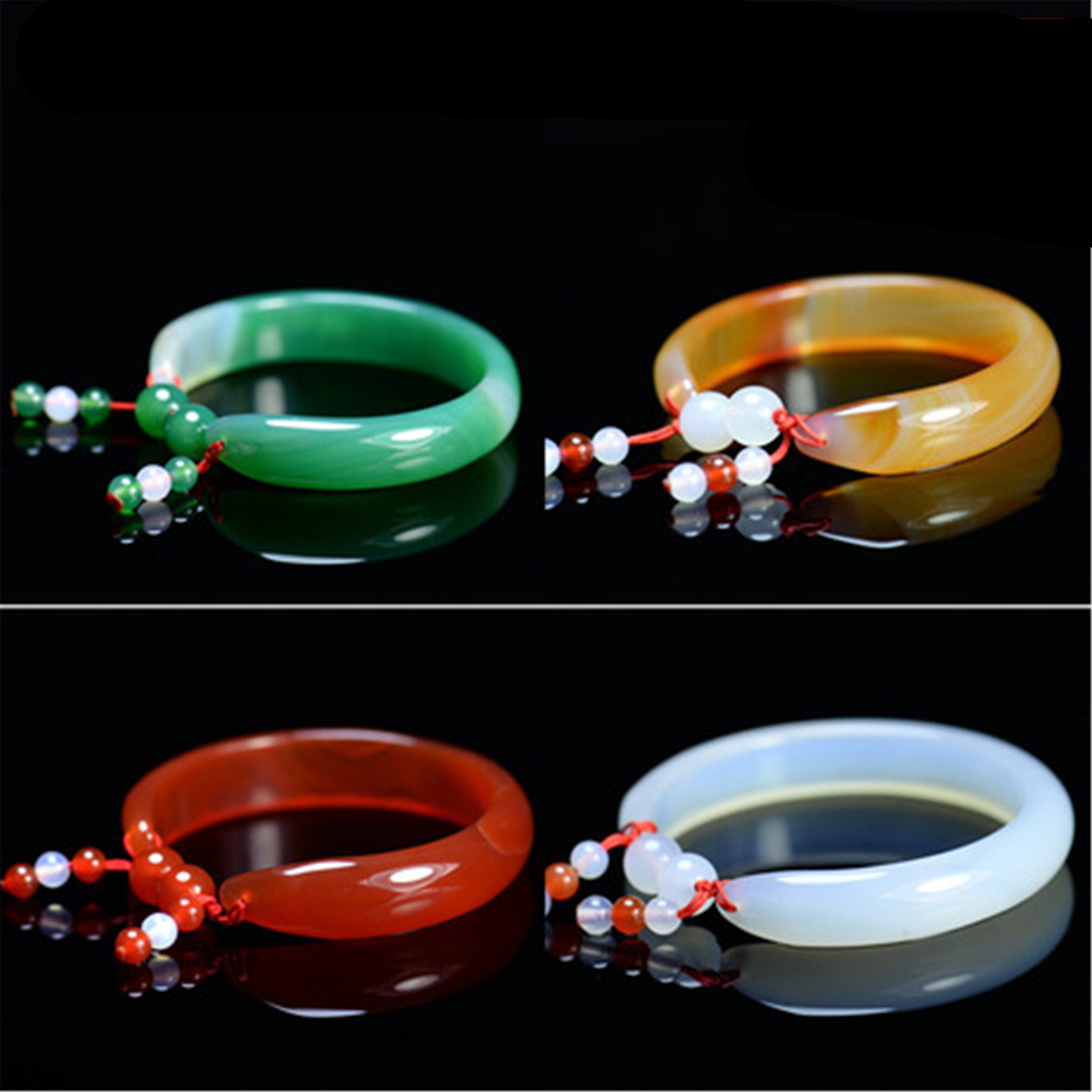 Hinged Pink Jade Bangle - Etsy