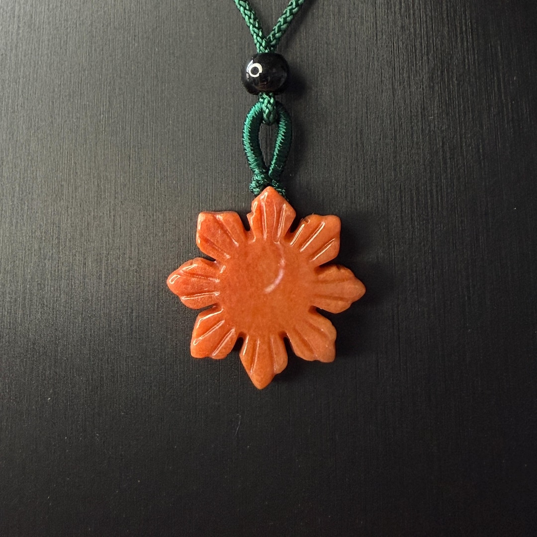 Filipino Sun Jade Necklace Jadeite Real Red Grade A Jade Philippine ...