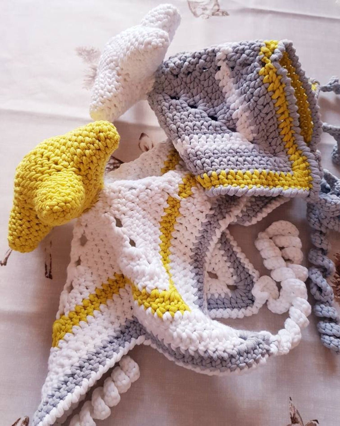 PDF Crochet Pattern Baby Star Comforter Lovey - Etsy