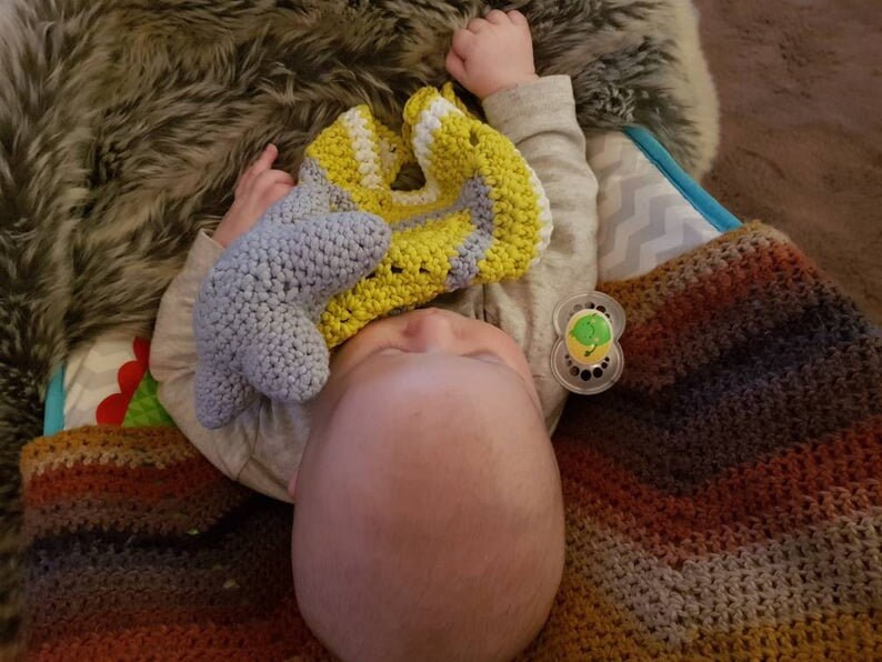 PDF Crochet Pattern Baby Star Comforter Lovey - Etsy