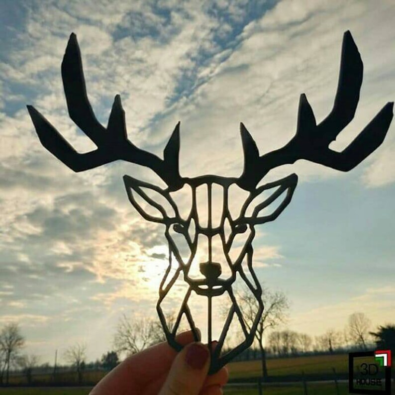 Stag STL I Ai I PNG I SVG I Eps I Pdf I Dwg I Dxf I Laser Cutting I Cnc ...