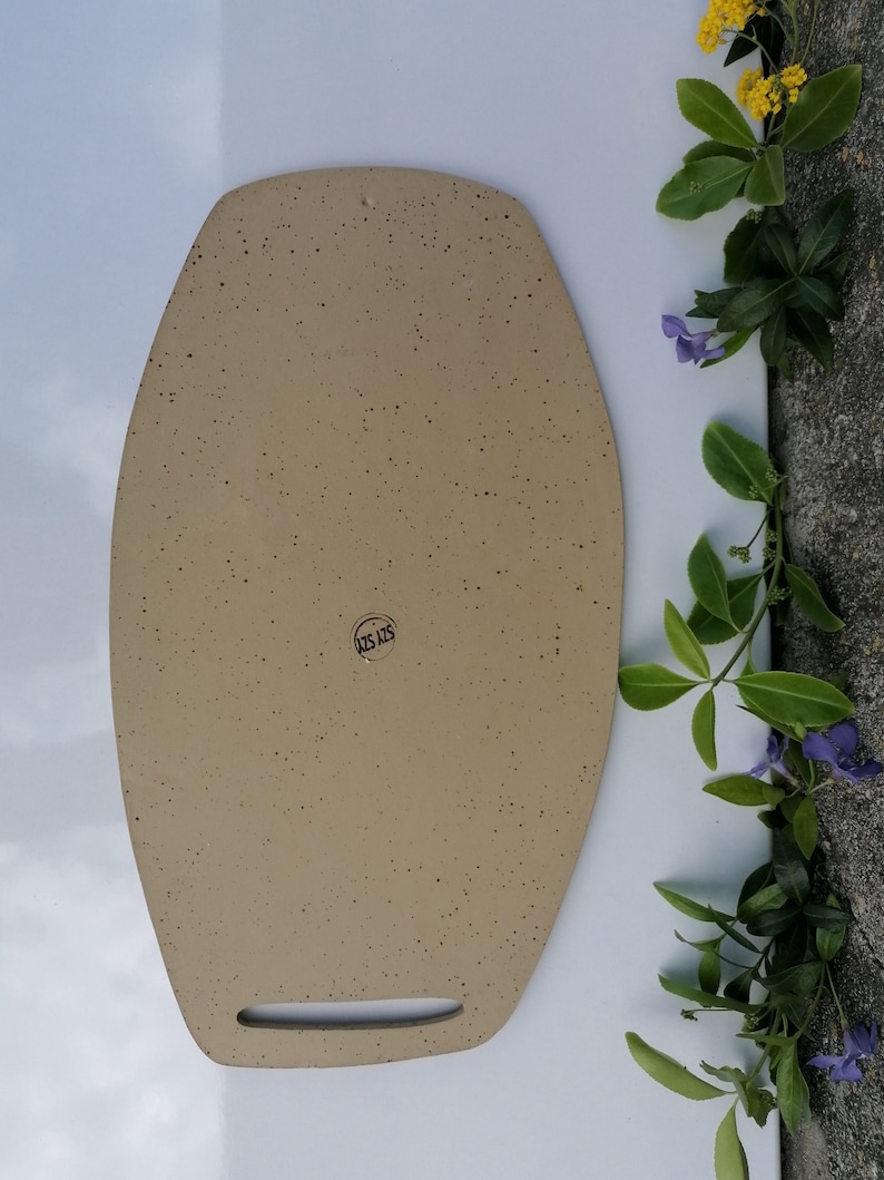 Ceramic Serving Board Natural Cutting Board a Large Serving - Etsy