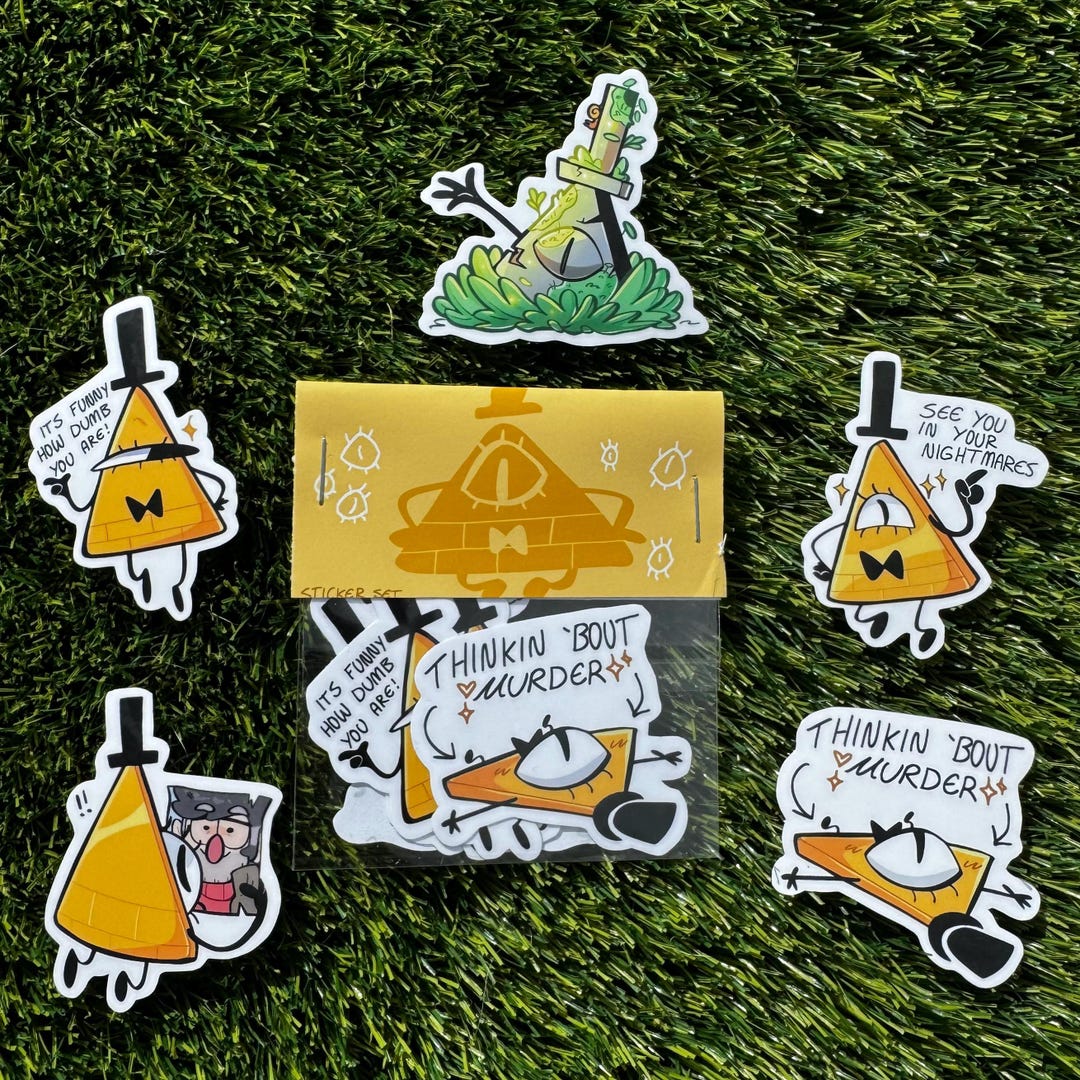 Bill Cipher Sticker Pack - Etsy