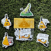 Bill Cipher Clear Sticker - Etsy