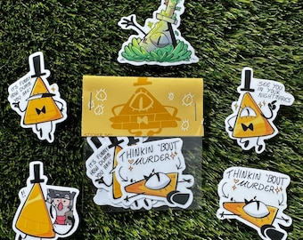 Baby Bill Cipher Holographic Sticker Gravity Falls Book of Bill - Etsy