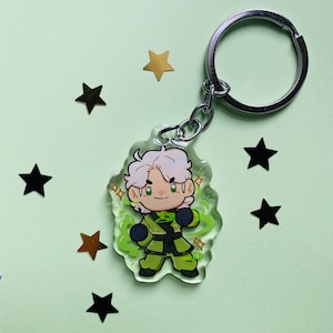 Smol Ninja Go Acrylic Keychains - Etsy