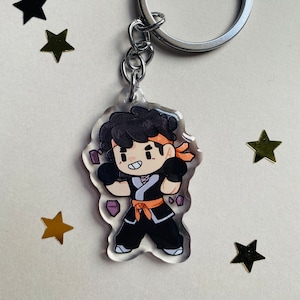 Smol Ninja Go Acrylic Keychains - Etsy