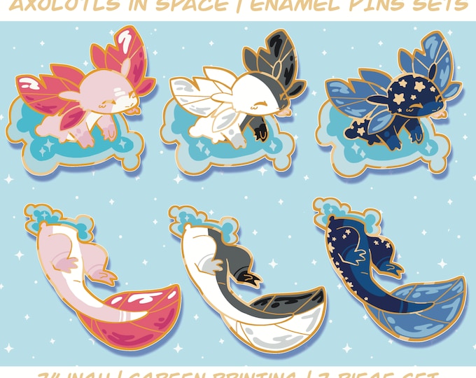 Axolotl Taiyaki Hard Enamel Pin - Etsy