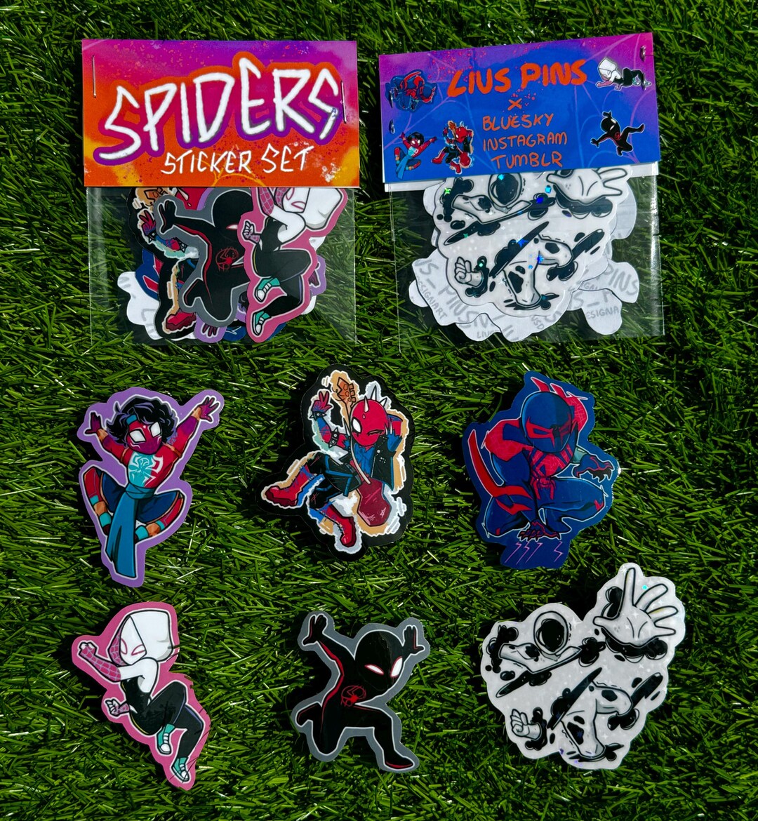 Spiderverse Sticker Pack - Etsy