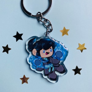 Smol Ninja Go Acrylic Keychains - Etsy