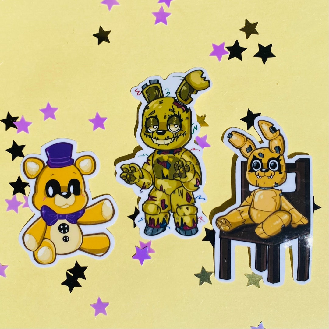 Fnaf Golden Extras Stickers - Etsy
