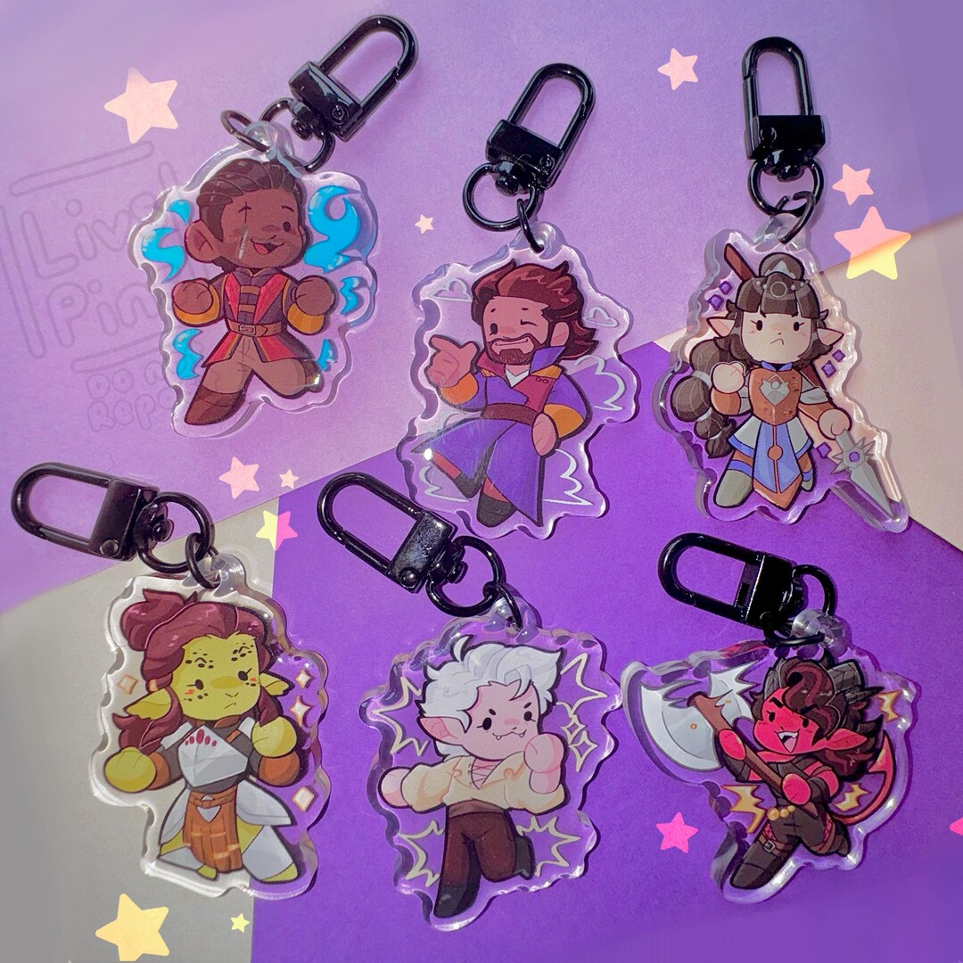 BG3 Chibi Keychains - Etsy