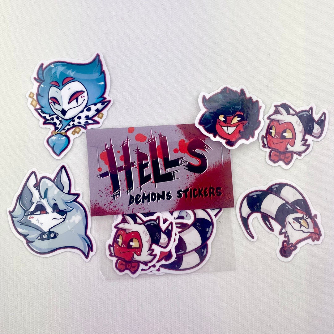 Hells Demon Sticker Pack - Etsy