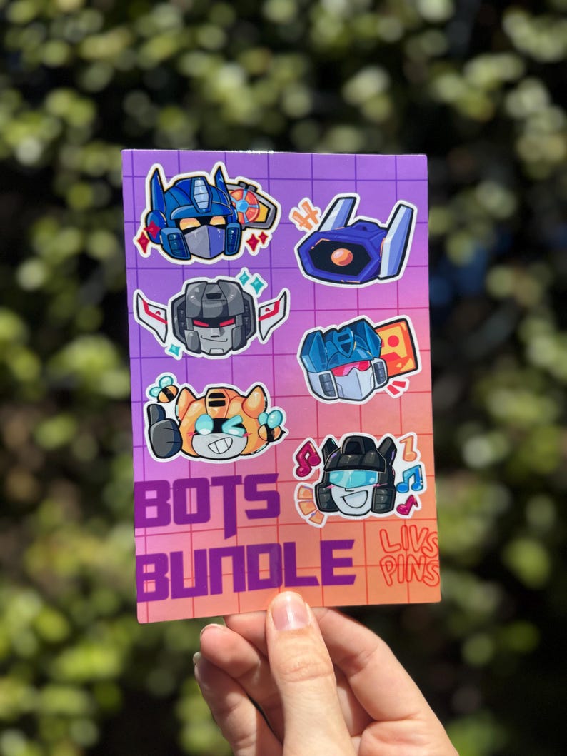 TF Bots Bundle Sticker Pack - Etsy