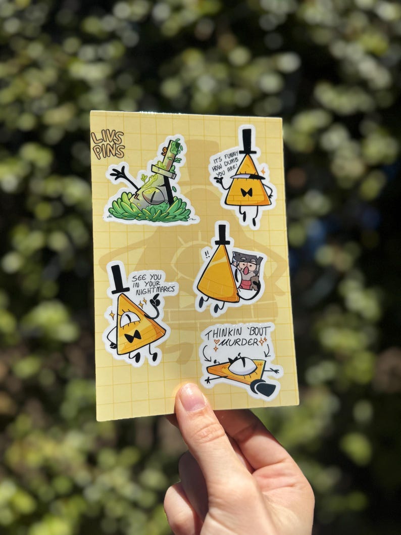 Bill Cipher Sticker Pack - Etsy