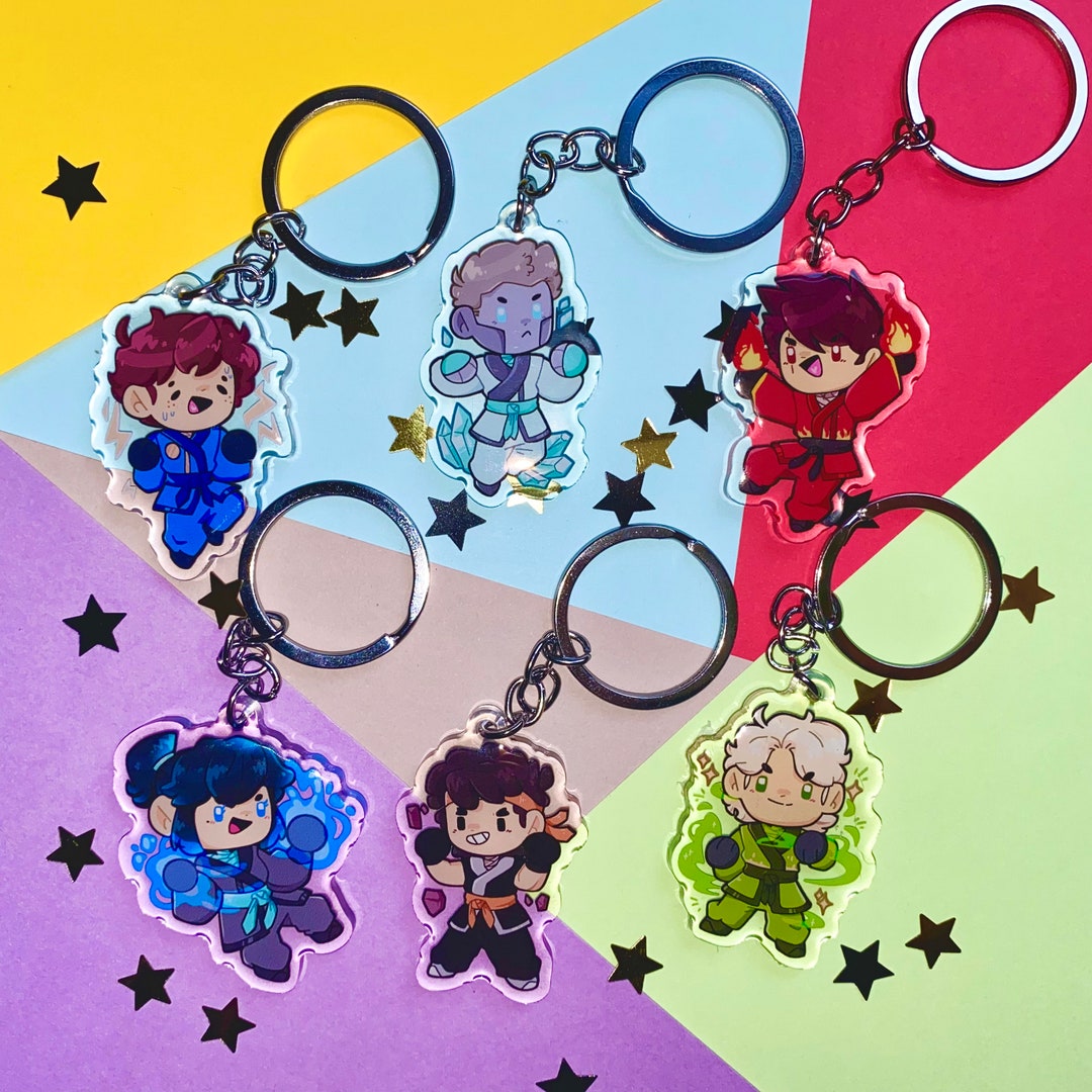 Smol Ninja Go Acrylic Keychains - Etsy