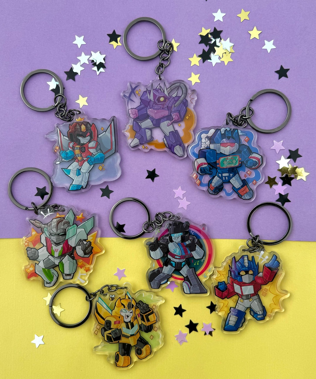 Transformers Acrylic Keychains - Etsy