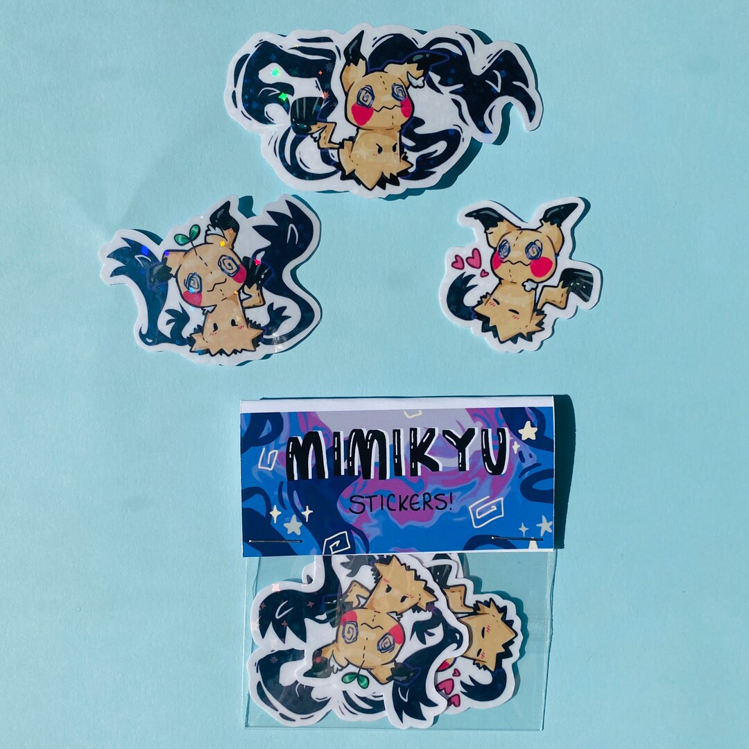 Mimikyu Inspired Stickers Set - Etsy