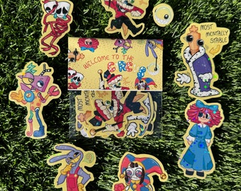 The Amazing Digital Circus | Sticker Sheet - Etsy