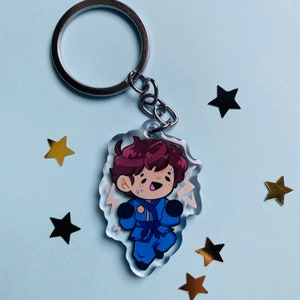 Smol Ninja Go Acrylic Keychains - Etsy