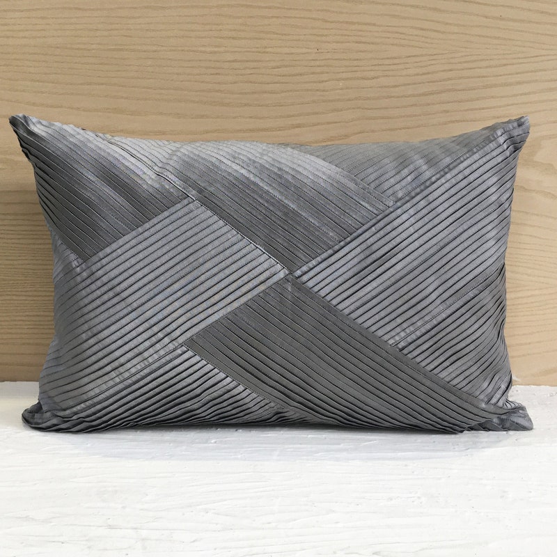 Grey Accent Pillow - Etsy
