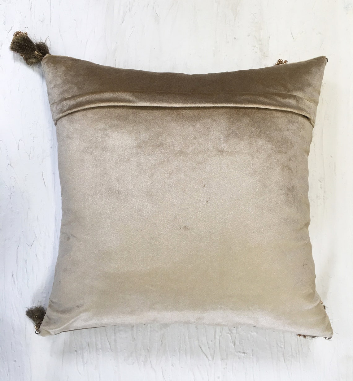 Gold Velvet Antique Gold Throw Pillow Cover Luxury | Etsy