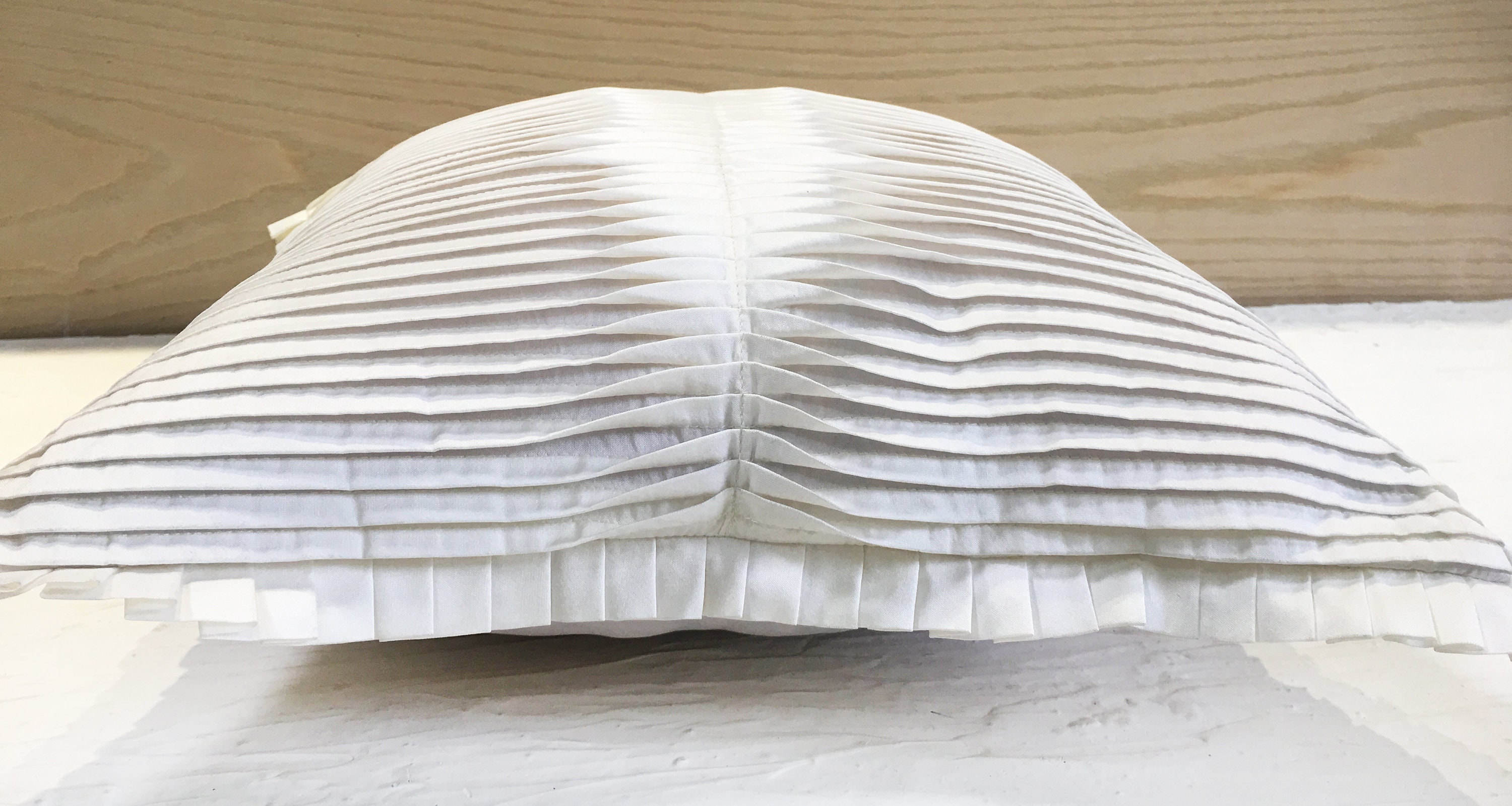 Off white Taffeta Throw Pillow Luxury Contemporary Pillow | Etsy
