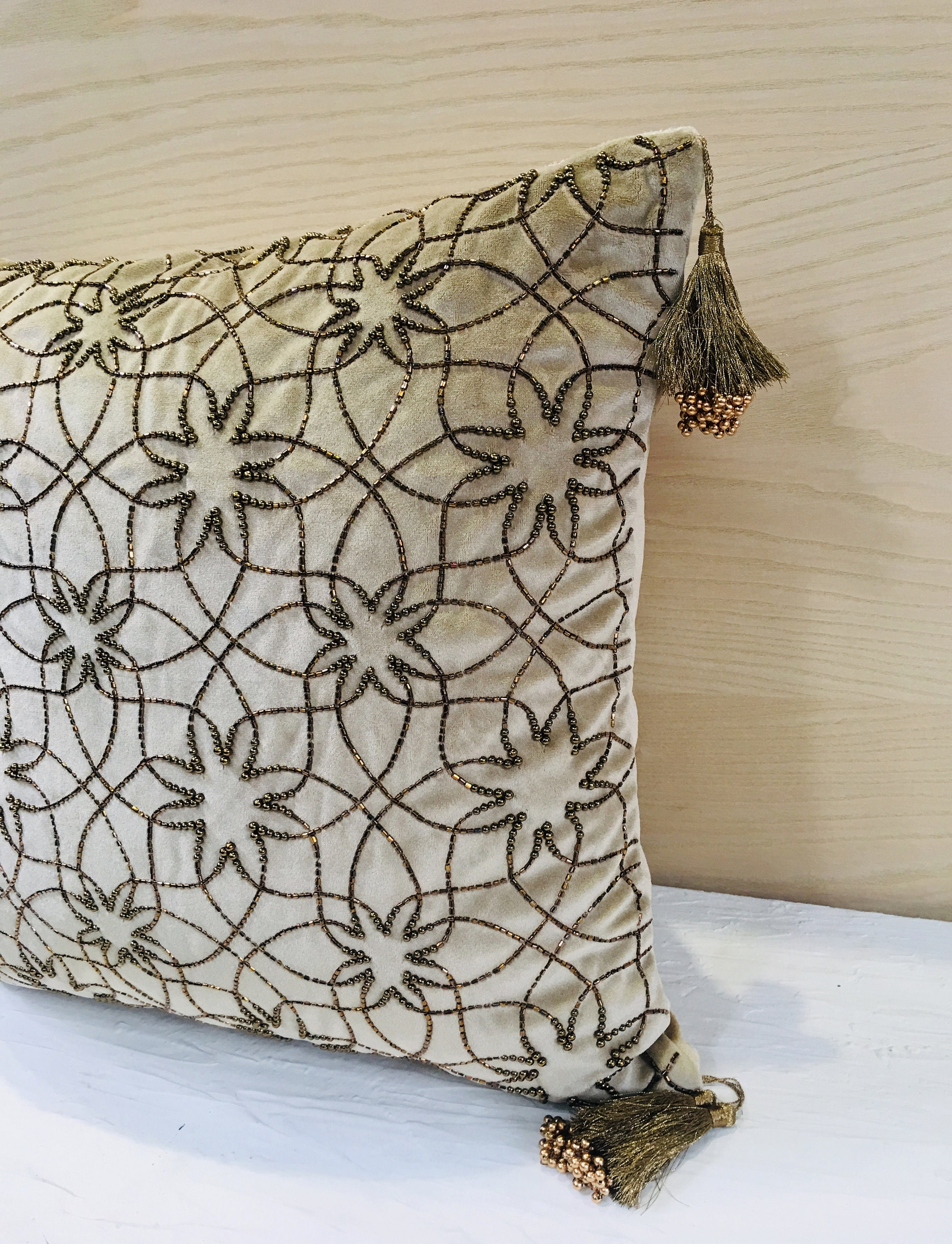 Gold Velvet Antique Gold Throw Pillow Cover Luxury | Etsy